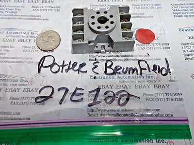 Potter & Brumfield 27E122 Relay Socket/Base 10A 300V | eBay