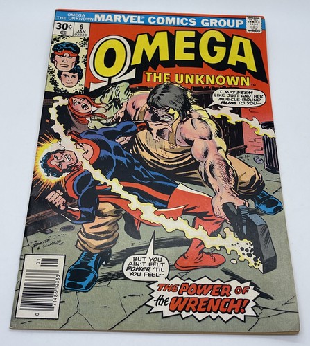 Omega The Unknown #6 The Wrench! Marvel Comics January 1977 | eBay