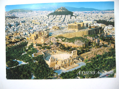 Two 1990's era Athens, Greece Postcards, Acropolis & Four Views | eBay