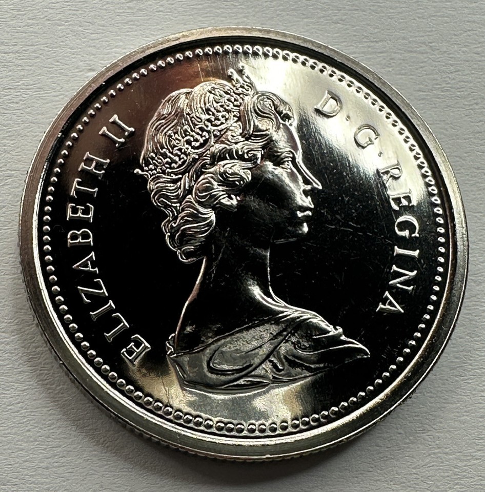 1975 Canadian Dollar Proof-Like Coin Uncirculated. Shiny Beautiful Coin ...