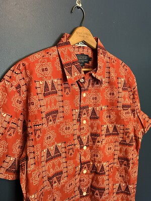Pendleton Sir Pendleton Pattern Button Up Polo Shirt Size Medium | eBay