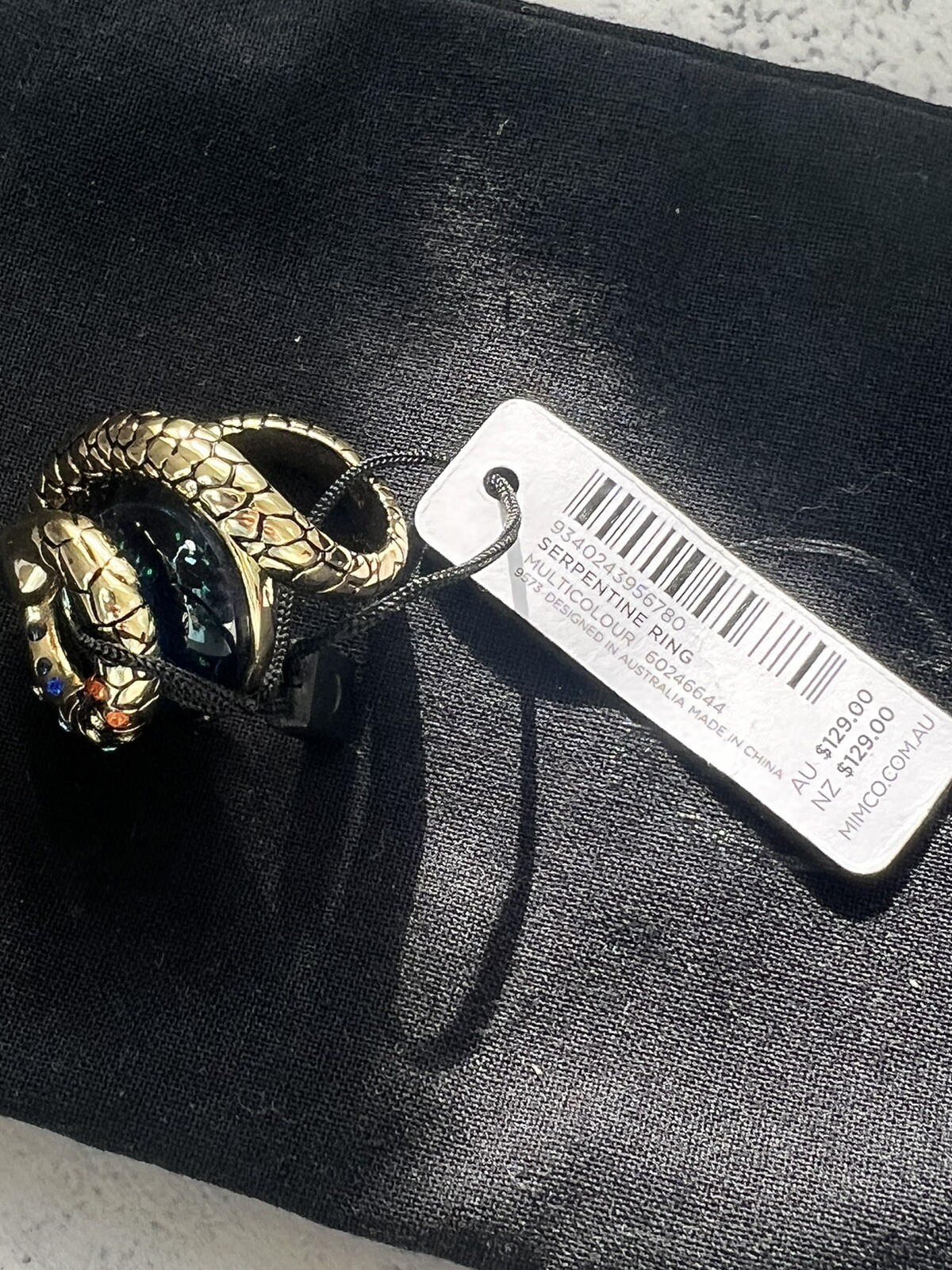 BNWT MIMCO Serpentine Ring | eBay