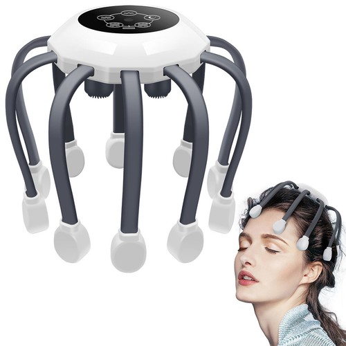 Electric Octopus Claw Scalp Head Scratcher Relief Massager Hands ...