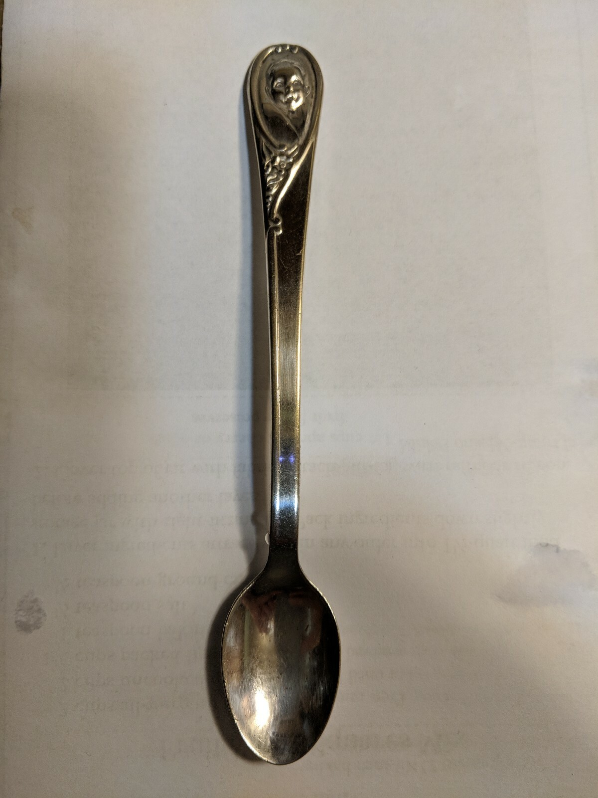 Vintage Infant Feeding&Straight Handle Baby Spoons(Set of 2 ...