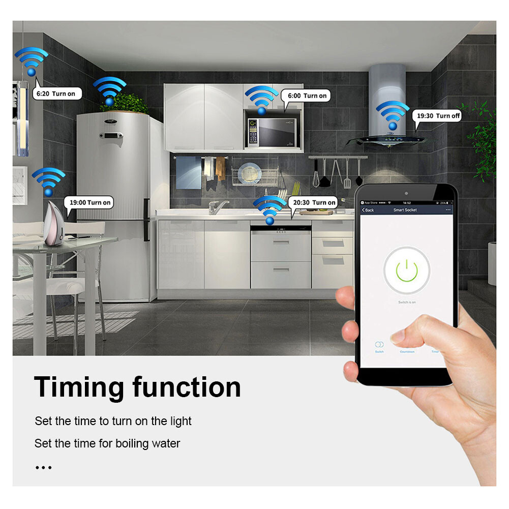 Mini Switch Controller 2-way Control Tuya WiFi for Smart (QX-305JS ...