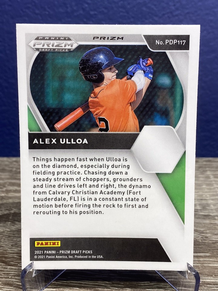 2021 Panini Prizm Draft Picks #PDP117 Alex Ulloa Green Pulsar Prizm | eBay