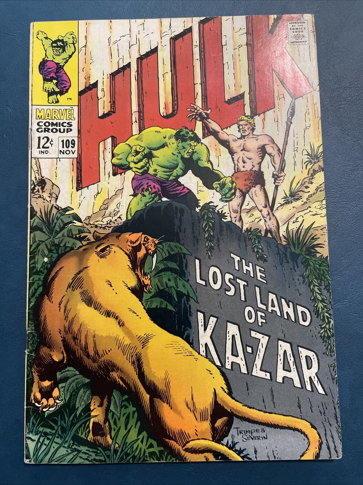 INCREDIBLE HULK #109 MARVEL COMICS FN+ | eBay