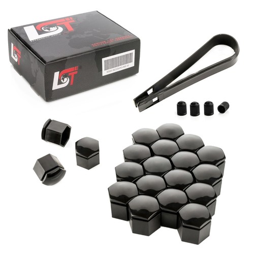 20x Shrouds Wheel Screw Caps Set Black Shiny 19 MM for Land | eBay ...