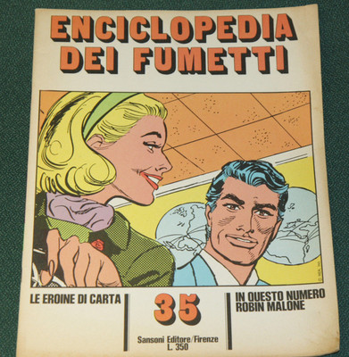 ENCICLOPEDIA DEI FUMETTI #35 ITALIAN COMIC CARTOON MAGAZINE FINE 1970 ...