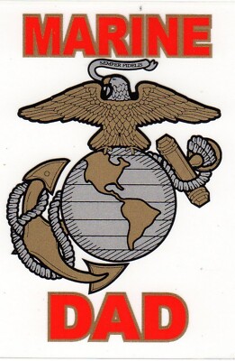 Marine Dad Decal | eBay