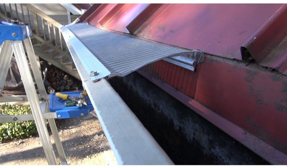 Gutter Guard 4 Ft. Stainless Steel 5 In. Micro Mesh Gutter Guard 20 ...