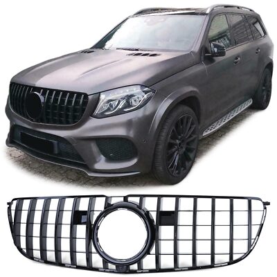 Sport Grille Black Gloss Fits for Mercedes GLS X166 Since 2015-2019 ...
