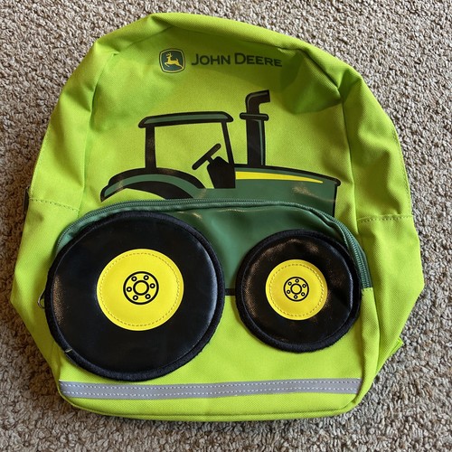 John Deere Green Tractor Backpack Kids/Toddlers Overnight Bag About 13 ...