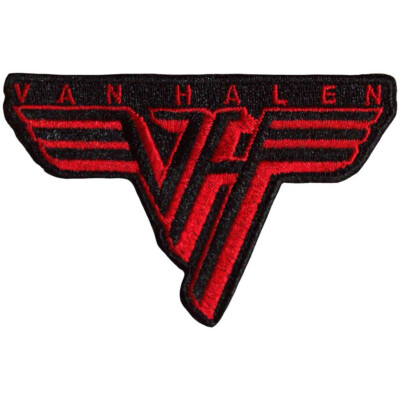 Van Halen-Patch-Iron On-UK Import-Red Logo-Collector's Patch-Licensed ...