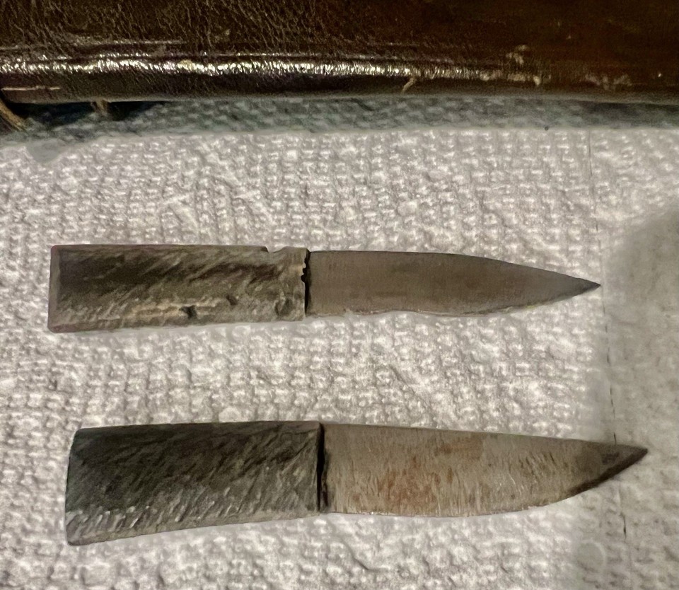 Antique Nepalese India Kukri With Horn Handle Scabbard, Karda ...