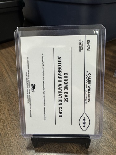 2024 Topps Caleb Williams Chrome Variation Autograph🔥Rookie Card Auto 🔥 ...
