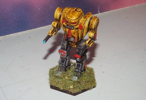 BATTLETECH MAN O' WAR A MECH [CLAN WOLF BETA GALAXY] (RAL PARTHA METAL ...