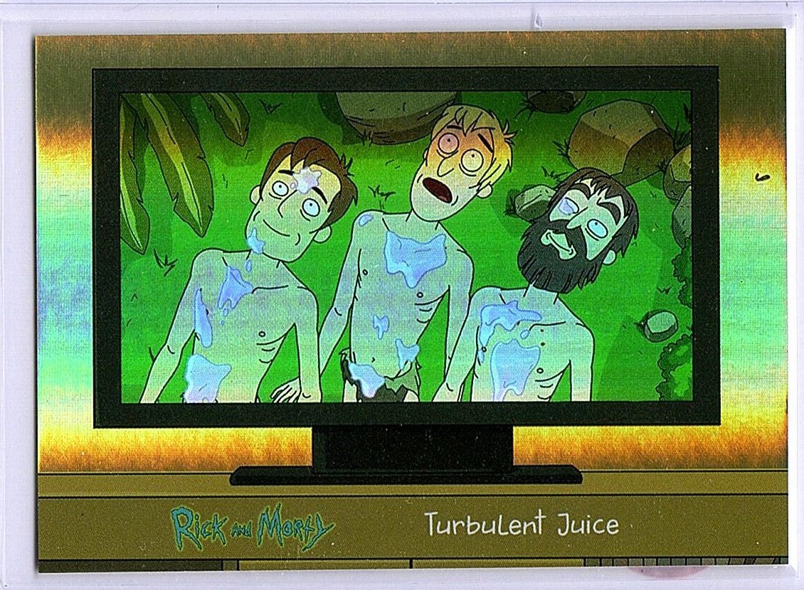 Cryptozoic Rick and Morty Rixty Minutes #RM9 Turbulent Juice Chase Card ...