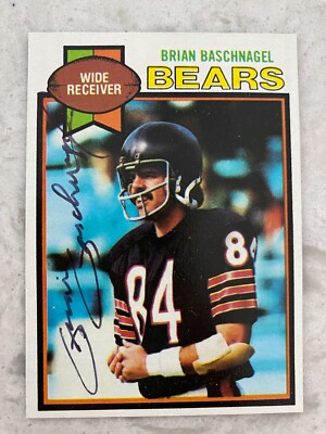 Brian Baschnagel Signed CHICAGO BEARS Card 1979 Topps | eBay