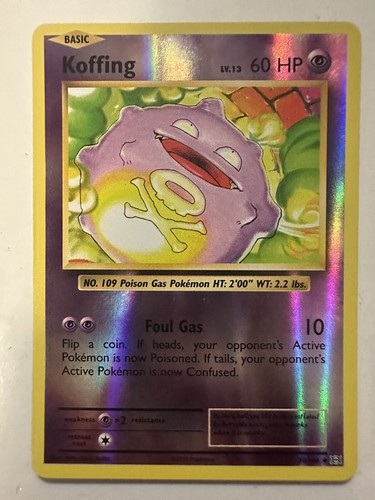 2016 pokemon Evolution reverse holo Koffing 50/108 | eBay