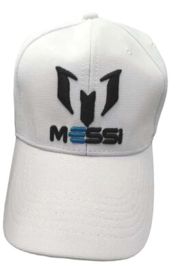 LEO MESSI - TRUCKER HAT - CAP - White - Embroidered - NEW - Argentina ...