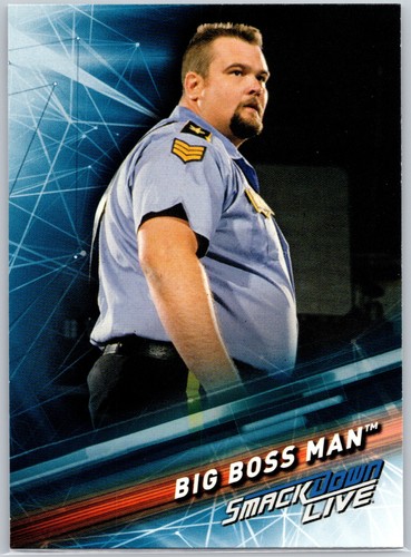 2019 Topps WWE SmackDown Live #63 Big Boss Man | eBay
