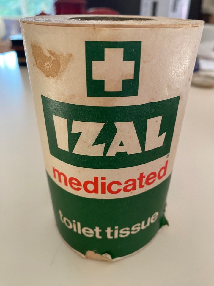 EARLY VINTAGE IZAL TOILET PAPER ROLL | eBay UK