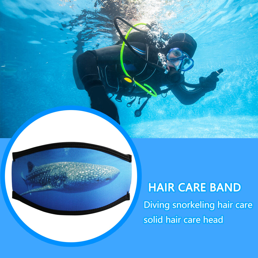 Diving Mask Strap Cover Water Sports Snorkeling Underwater Hair Wrapper ...