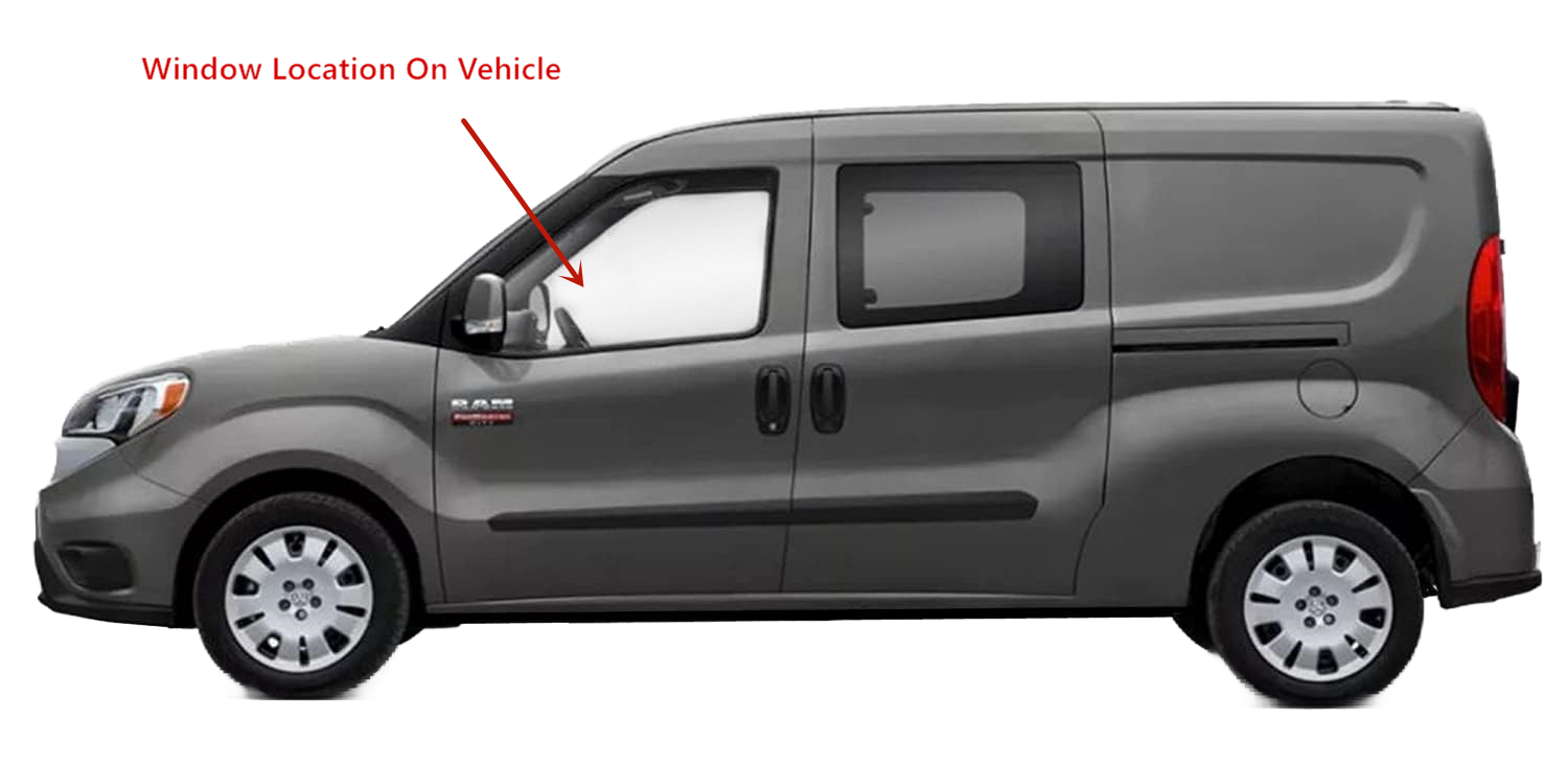 Fits 2015-2022 Ram Promaster City Van Driver Left Front Door Window ...