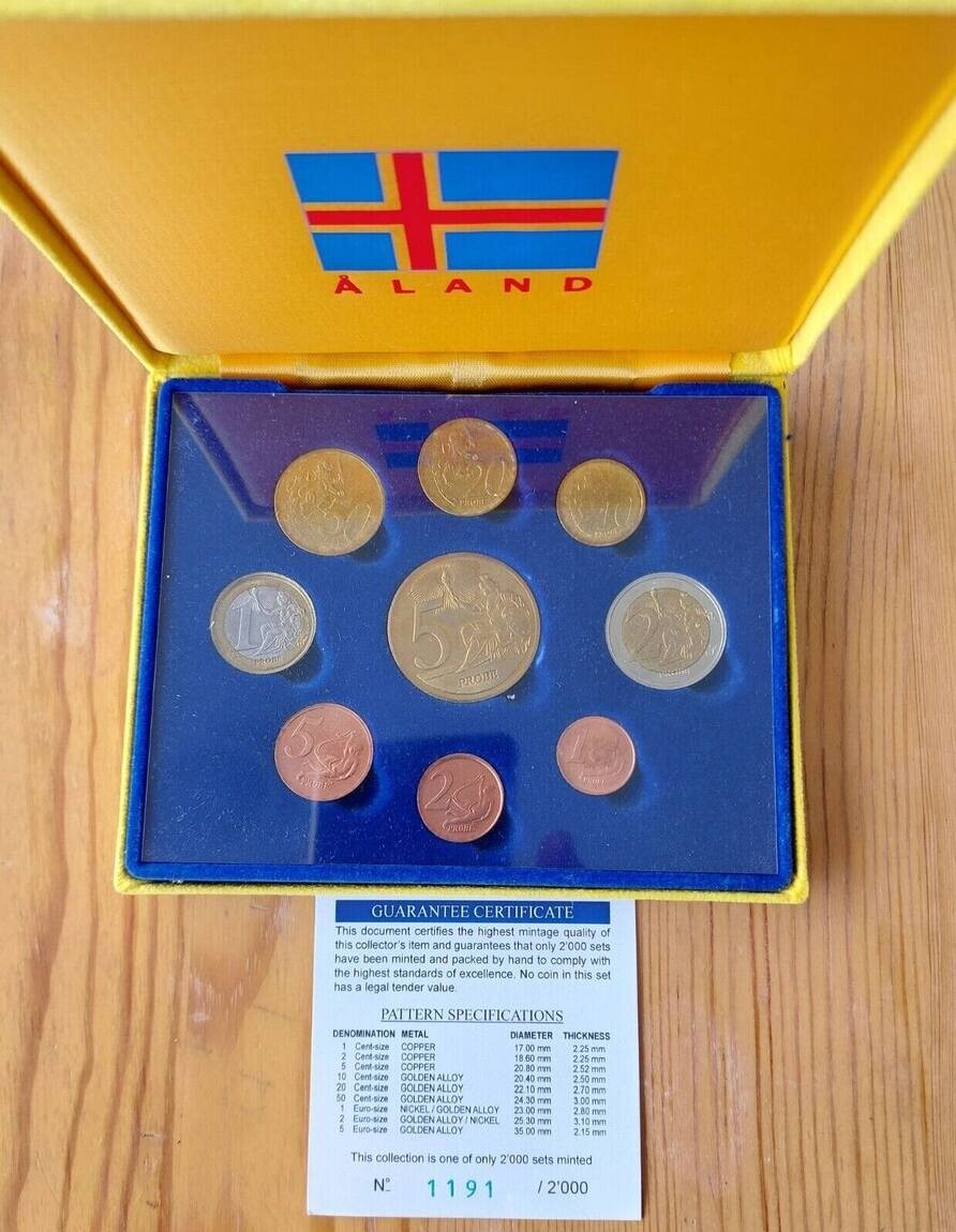 Aland Islands coins collecting guide: Daler and euros of Ahvenanmaa ...