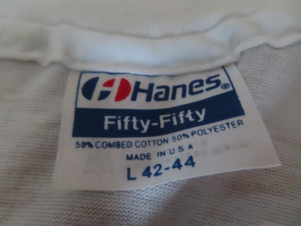 Vintage Hanes Label - 1987 National Champions MIAMI HURRICANES (LG) T ...