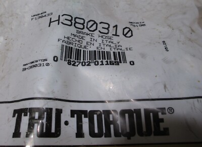 H380310 Brake Hydraulic Hose FRONT LEFT HAND BENDIX TRU TORQUE TRUCK ...