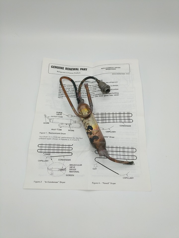 WR86X93 NEW GENUINE OEM GE REFRIGERATOR FILTER DRIER IN ORIGINAL ...