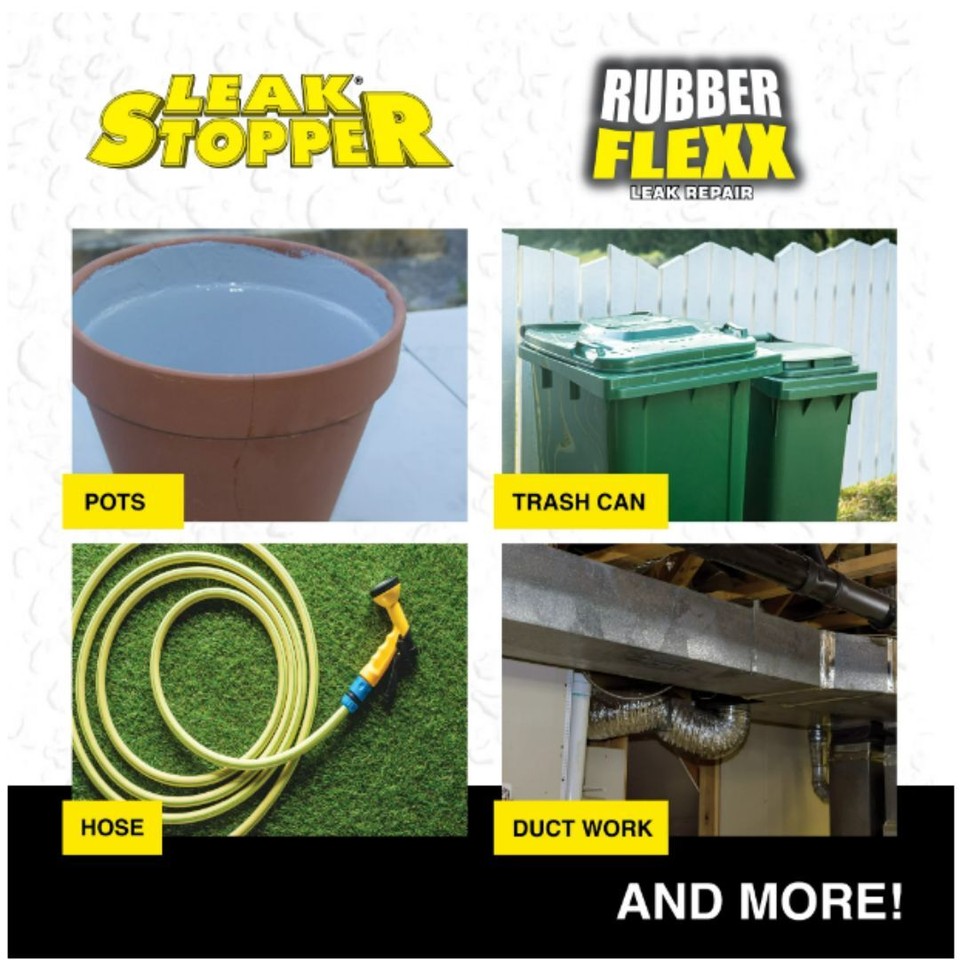 Rubber Flexx Leak Repair & Sealant Spray 18 Oz 100% Flexible Seal ...