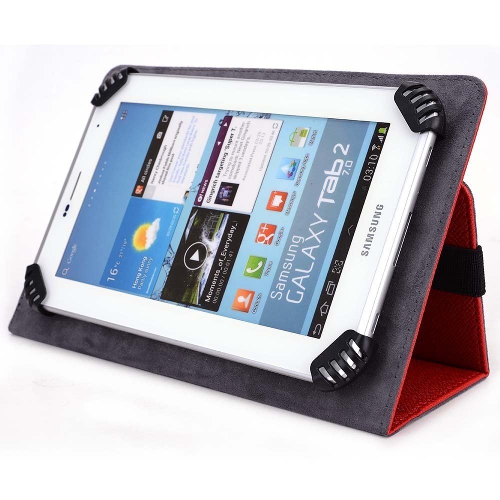 Nobis NB7022 S 7'' Tablet Case - UniGrip Edition - RED - By Cush Cases ...