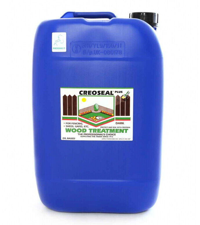 Dark Brown Creosote Alternative Creoseal Plus Oil Based Timber Wood ...
