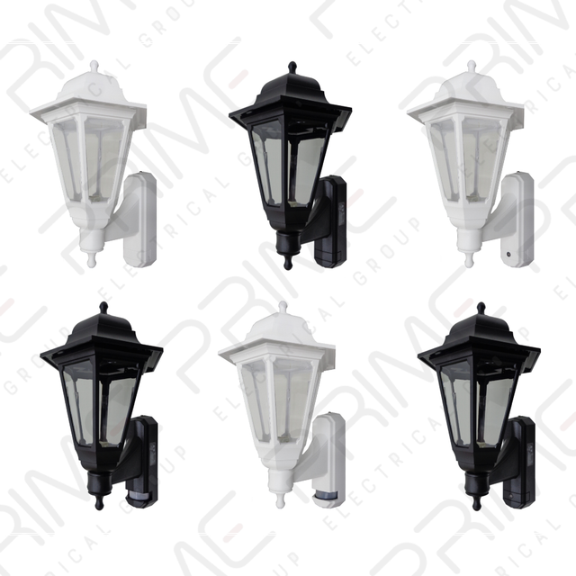 ASD BC 100W Coach Lantern with PIR - Black (CL/BK100P) for sale online ...