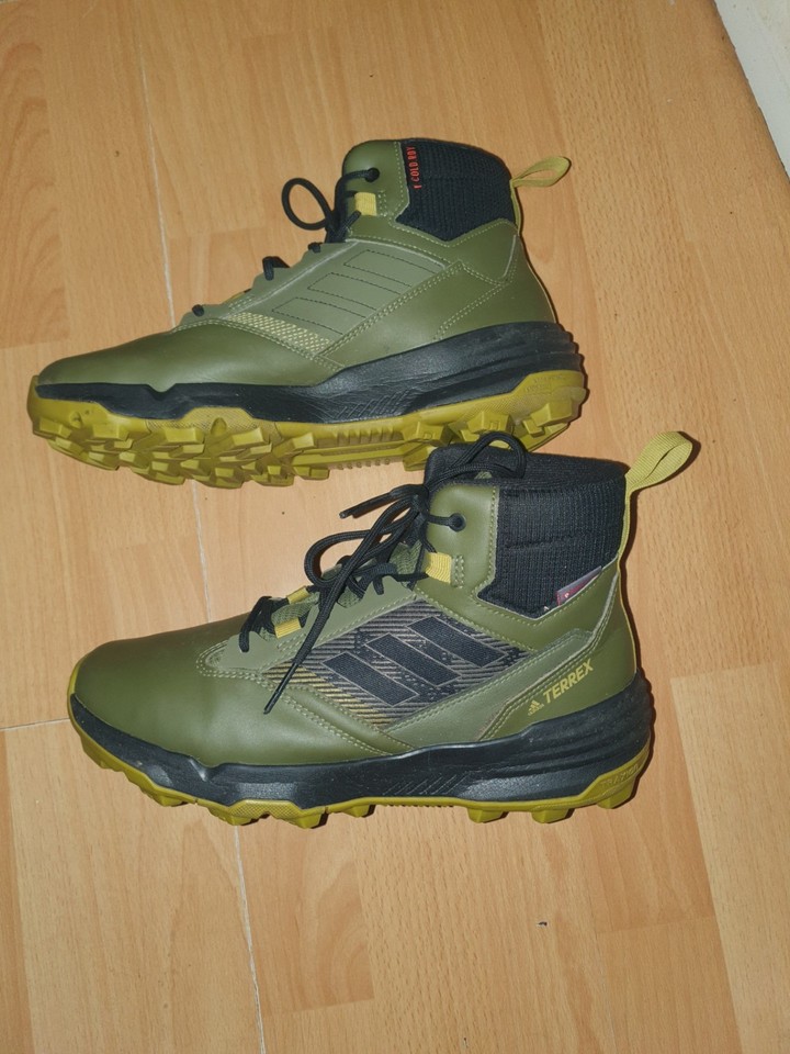 adidas Terrex Unity Leather Mens Hiking Boots ,green,size 8.5 UK | eBay UK