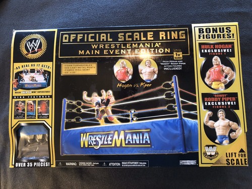 WWE Official Scale Ring "Wrestle Mania" Main Event Edition 1 of 10,000 ...