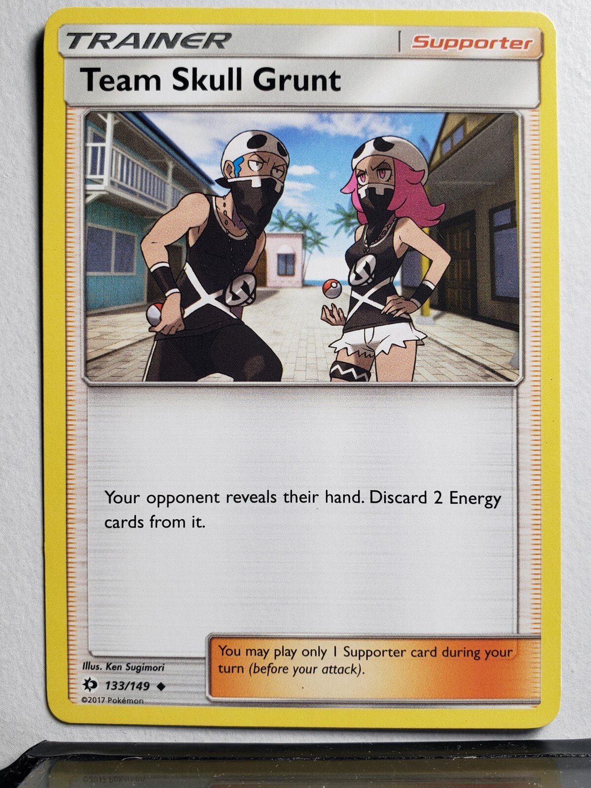 Team Skull Grunt 133/149 LP - Sun Moon Pokemon Card $2 Flat Shipping | eBay