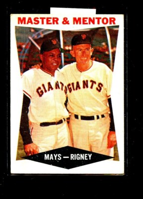 1960 TOPPS #7 MAYS/RIGNEY MASTER AND MENTOR EX E06010 | eBay