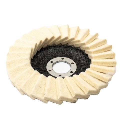 1PC 125mm Flap Polishing Wheel Disc Abrasive Buffing Metal Glass ...
