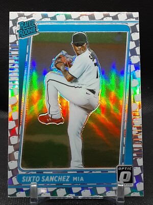 SIXTO SANCHEZ 2021 DONRUSS OPTIC CRISIS TOILET PAPER PRIZM RATED ROOKIE ...