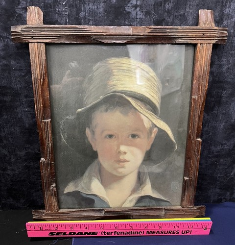 Collectible print The Torn Hat Thomas Sully 1783 1872 Vintage Wood ...