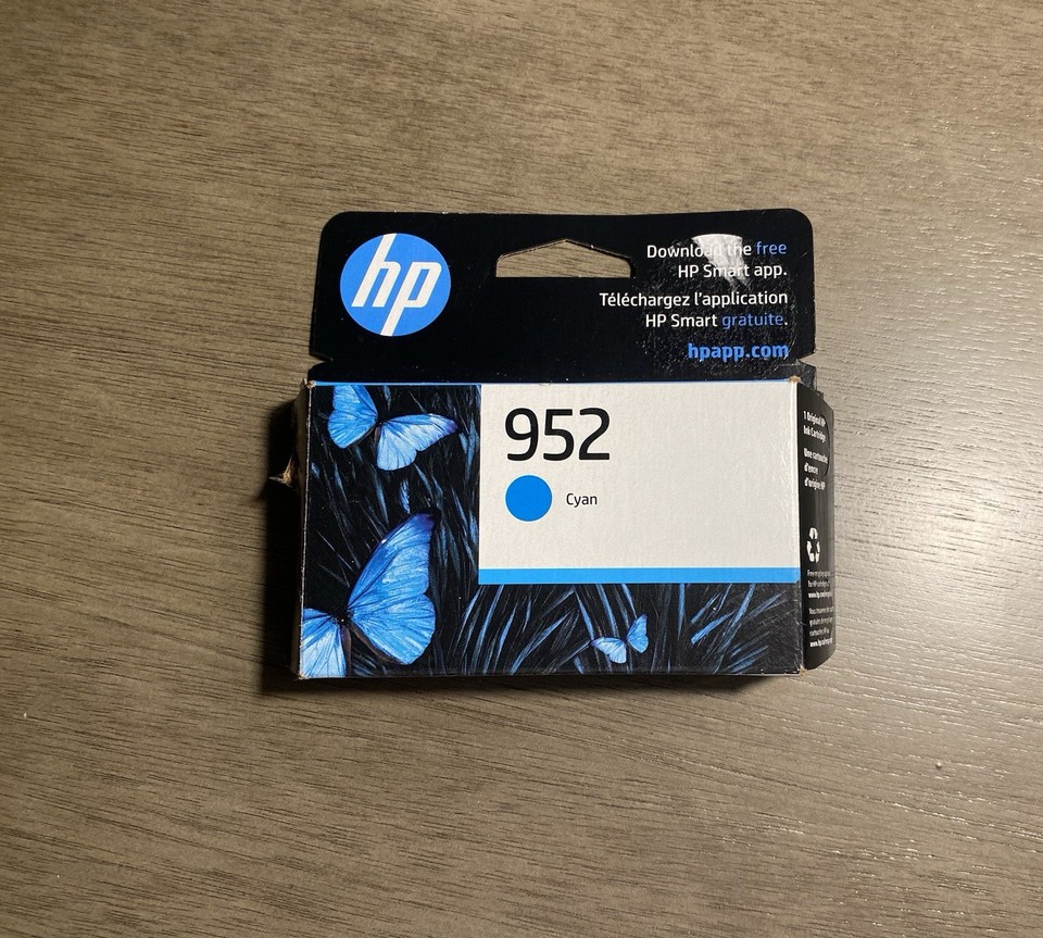 New HP 952 Black Cyan Magenta Yellow Genuine EXP 26-26 Printer Ink ...