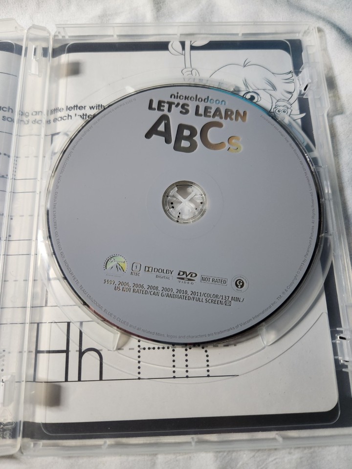Nickelodeon Let's Learn: ABC's DVD Dora Diego Blues Clues Umizoomi ...