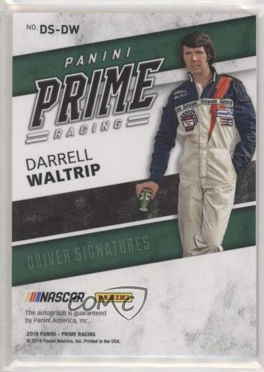 2018 Prime Racing Driver Signatures Holo Gold /50 Darrell Waltrip Auto ...