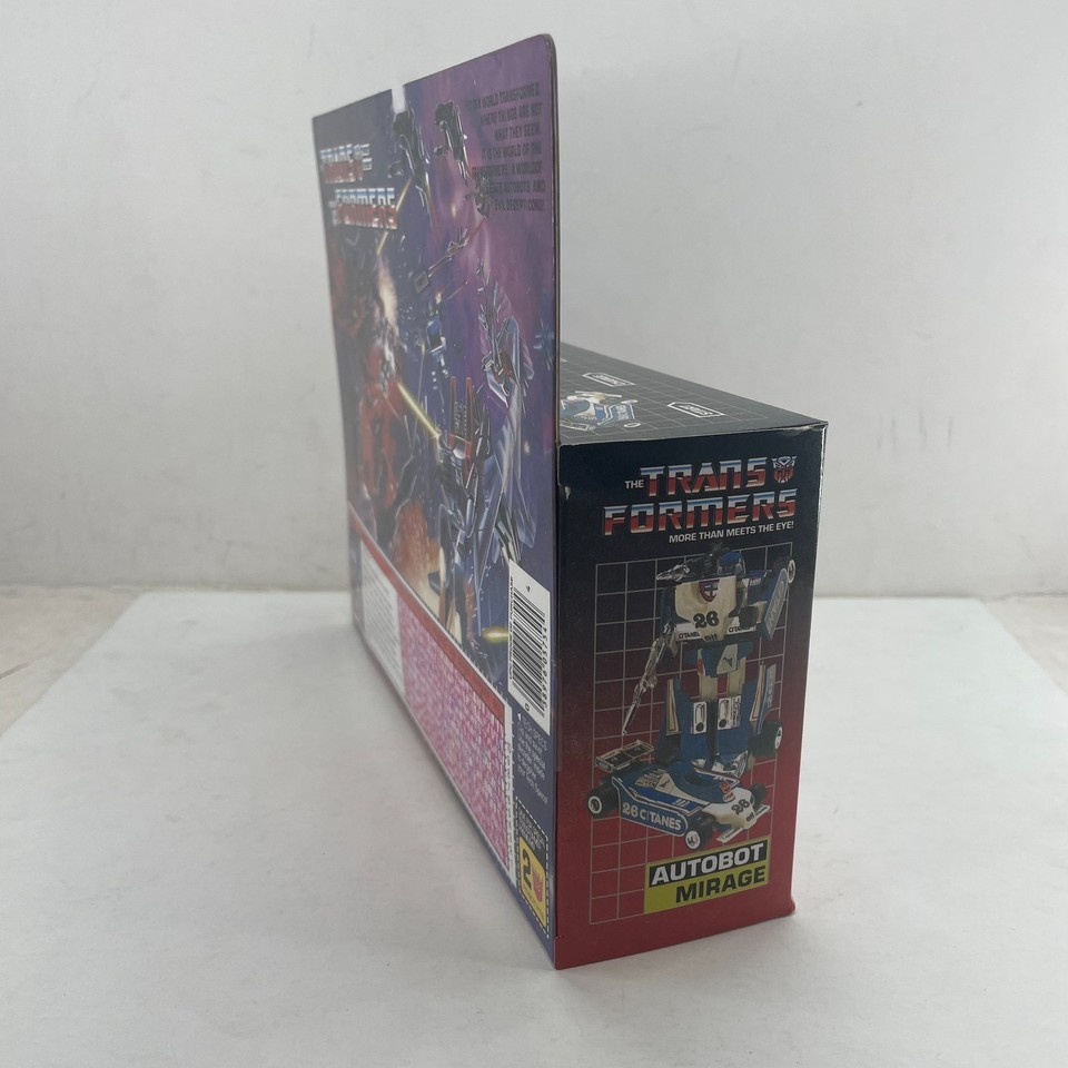 Transformers G1 Black Mirage Autobot Spy Action Figure Reissue Toys New ...