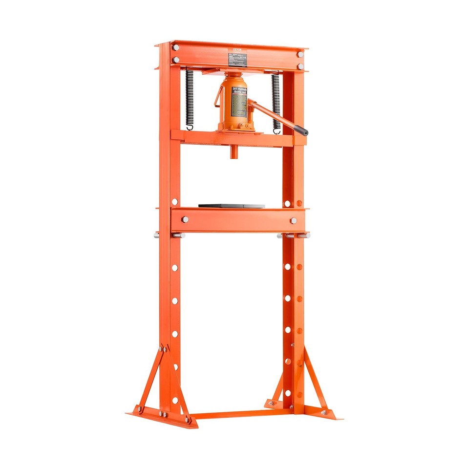 VEVOR Hydraulic Shop Press 20 T H-Frame Shop Press Press Plate ...