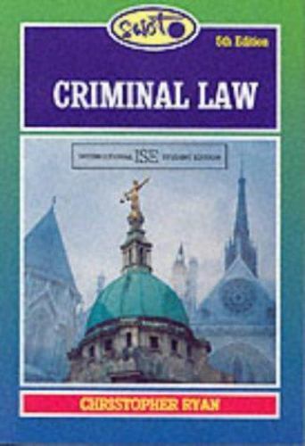 SWOT Criminal Law by Christopher Ryan (1998, Uk-Trade Paper) for sale ...